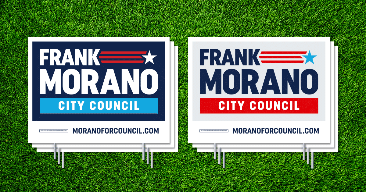 Request a Sign – Frank Morano for New York City Council